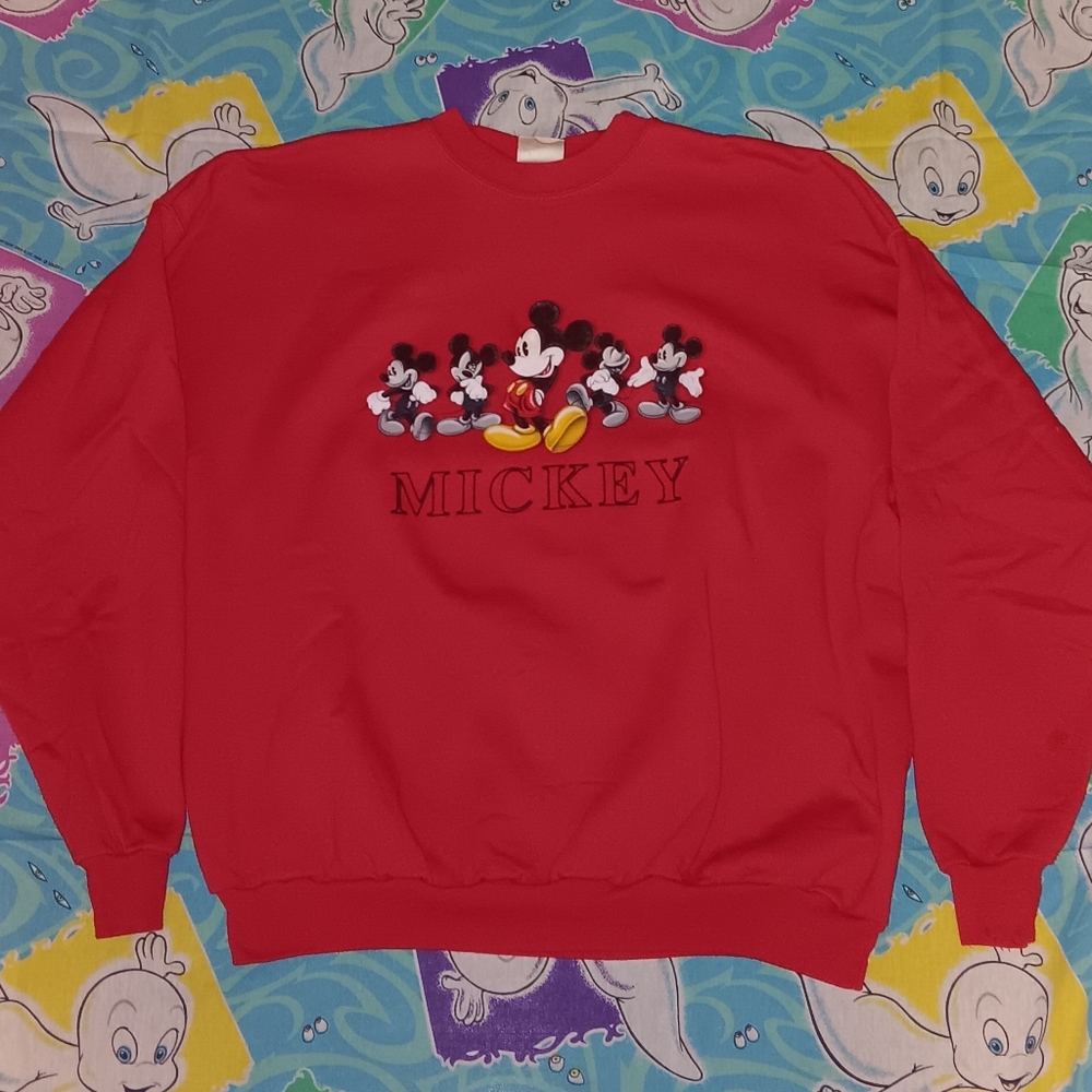 90s Disney Store Mickey Mouse Vintage Crewneck Sweats… - Gem